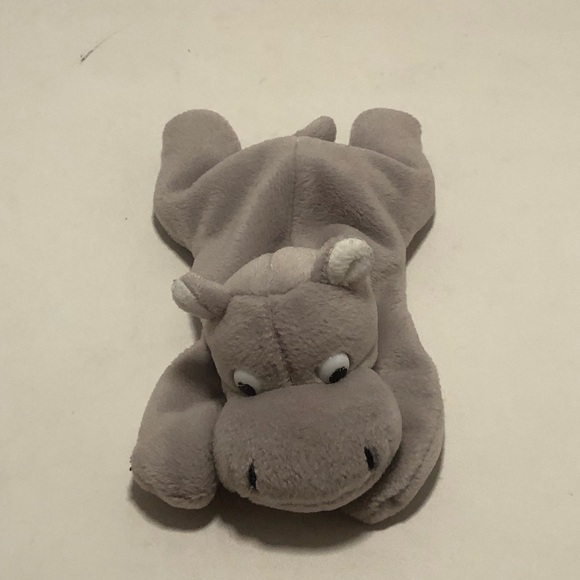 Source Unknown | Toys | Gray Hippo Plush Toy | Poshmark